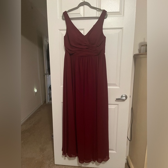 Azazie | Dresses | Azazie Formal Dark Red Dress Size 6 | Poshmark